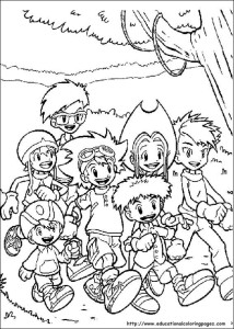 Digimon - Educational Fun Kids Coloring Pages and Preschool Skills ...