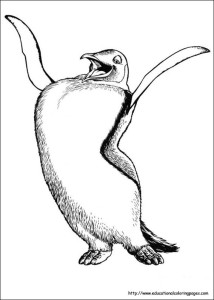 Happy Feet Coloring Pages - Educational Fun Kids Coloring Pages and ...