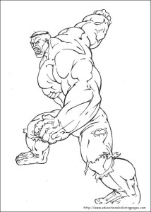 Hulk - Educational Fun Kids Coloring Pages and Preschool Skills Worksheets