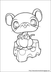 Pet Shop Coloring Pages free For Kids