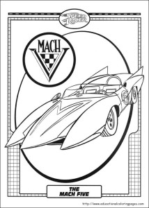 Speed Racer Coloring Pages - Educational Fun Kids Coloring Pages and ...